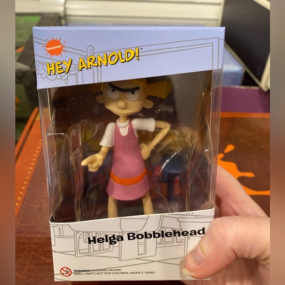 Culturefly | Other | Hey Arnold Helga Bobblehead 9s Nickelodeon | Poshmark